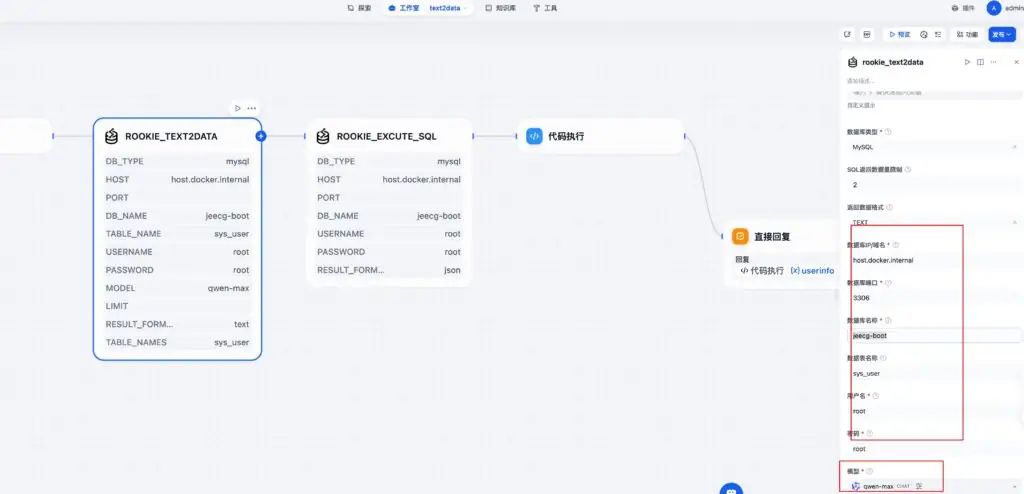 基于dify+qwenmax+rookie_text2data实现自然语言查询Mysql数据库 - intoep专注于科技资讯和IT技术分享